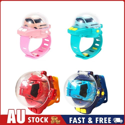 Mini Remote Control 2.4GHz Wrist Watch Racing Car 4CH RC Small Vehicle ...