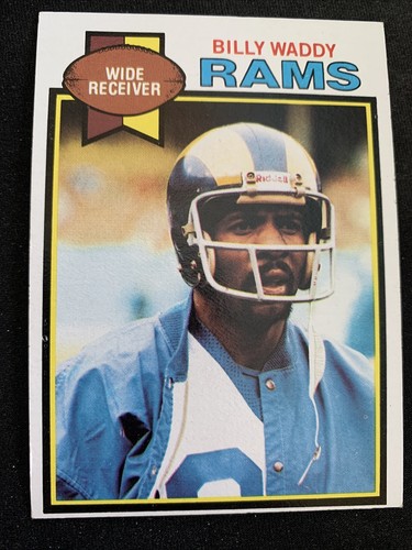 1979 Topps Football Card #498 Billy Waddy Los Angeles Rams NmMt Free ...