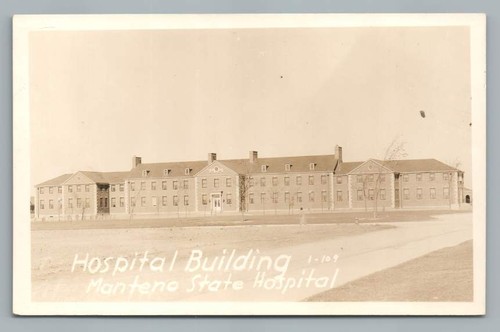 Hospital Building MANTENO Illinois RPPC Vintage Kankakee Photo Postcard ...