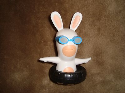 2015 Mcdonalds Rabbids Rabbit Tire Spinning Rabbid #2 4.5" tall | eBay