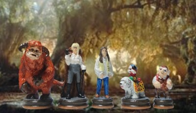 Labyrinth Figure,Jareth,Sarah,Ludo,Hoggle,Goblin King,80's Movie, Doll ...
