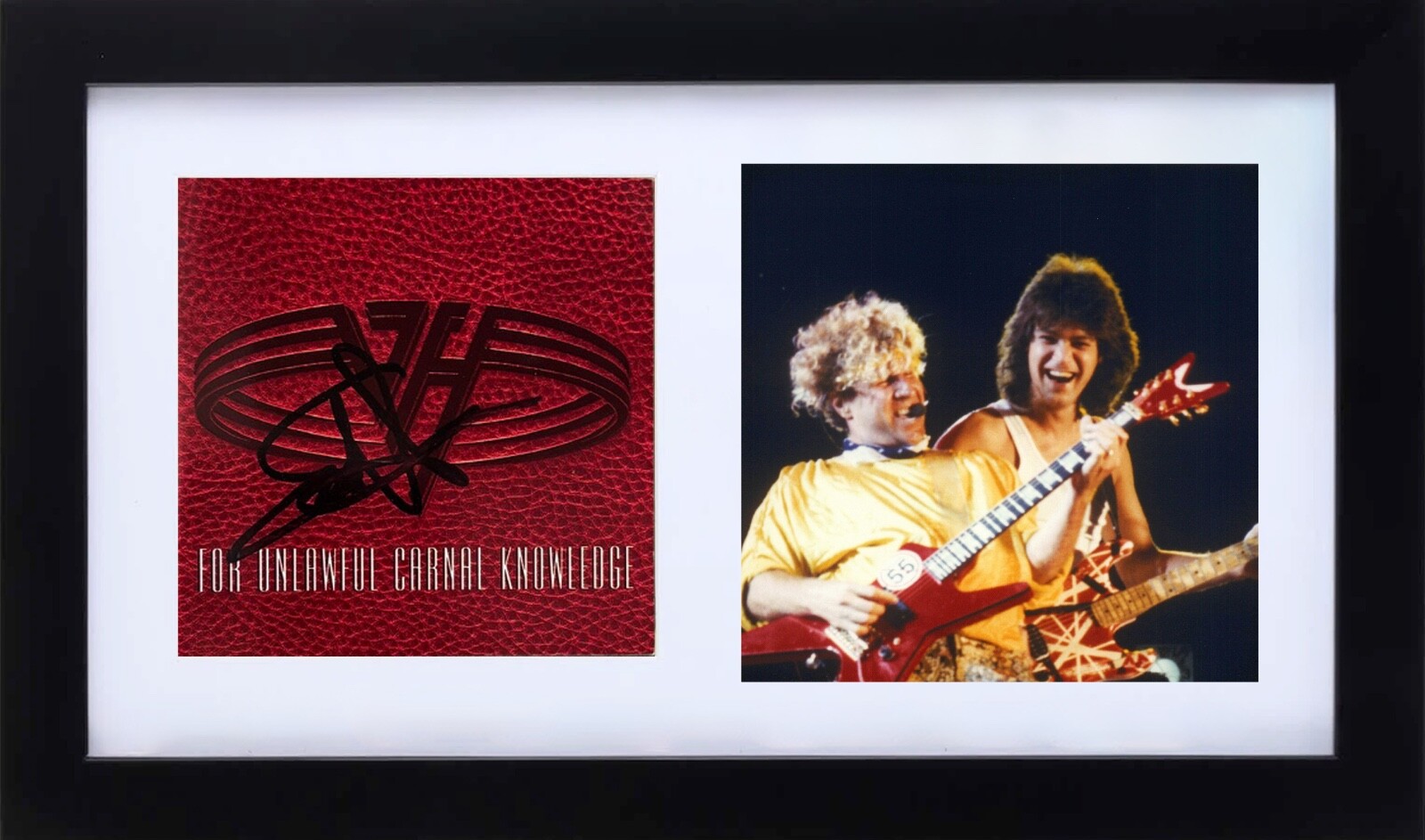 Sammy Hagar Signed Van Halen For Unlawful Carnal Knowledge CD Cover ...