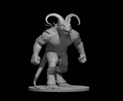 Rat Devil Mini - DND - Pathfinder - Dungeons & Dragons - RPG - Tabletop ...