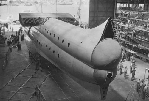 Saunders Roe 1949 A Saunders Roe Flying Boat In A Factory Old Photo | eBay