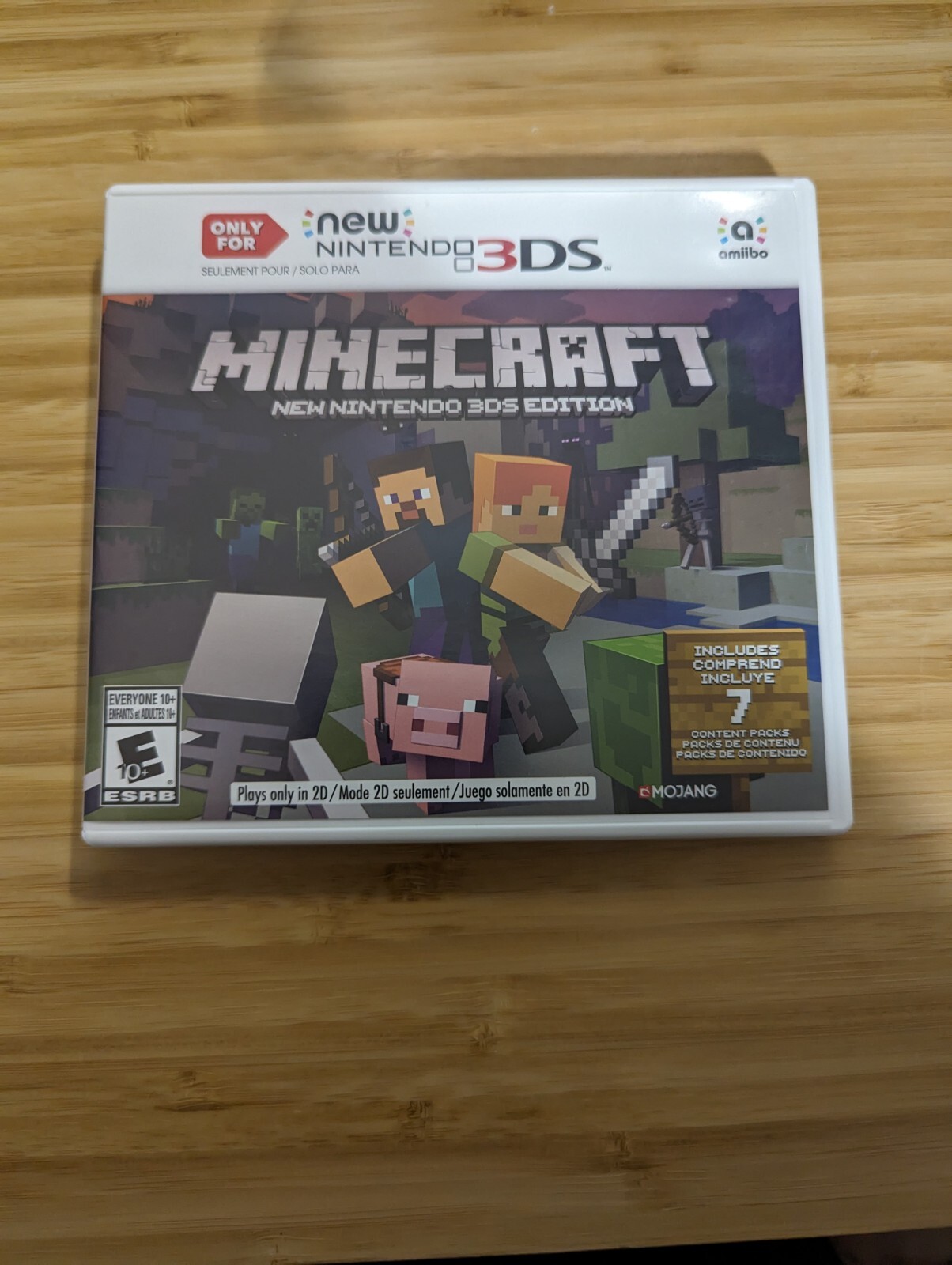 Minecraft for New Nintendo 3DS - Nintendo 3DS Tested & Working