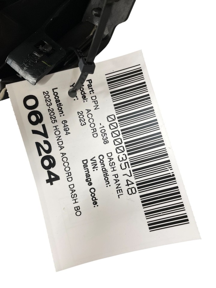 2023-2025 HONDA ACCORD DASH BOARD INSTRUMENT PANEL ASSEMBLY W ...