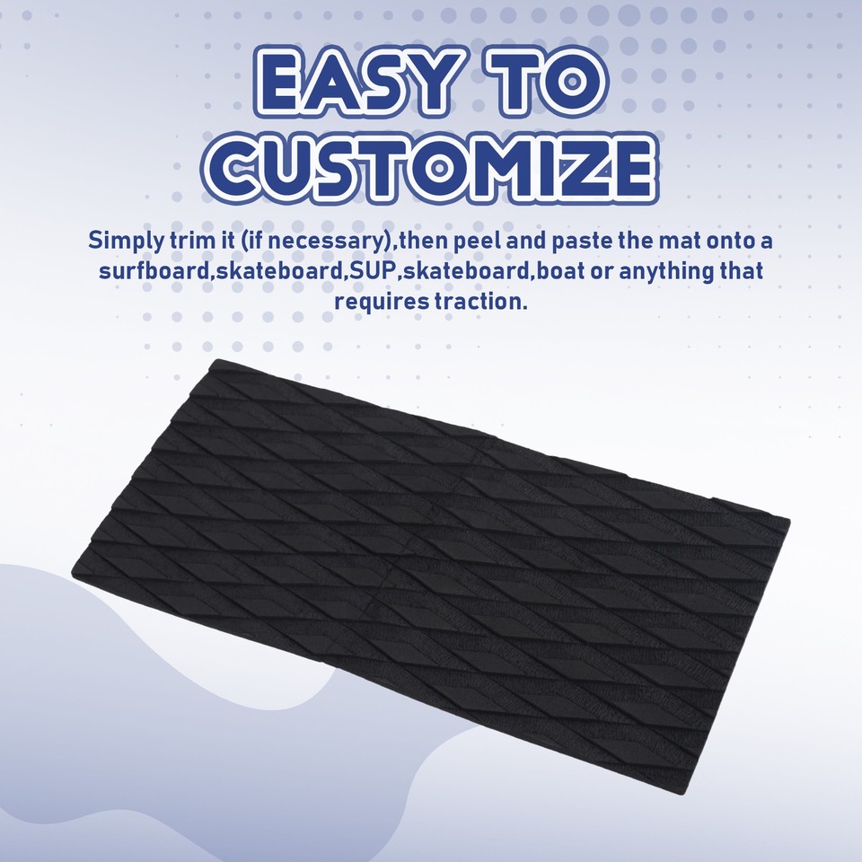 Surfboard Deck Traction Board Eva -Skid Pad Adhesive -Skid Deck Pad ...