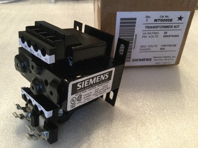 Siemens MT0050E Transformer 50 VA 550/575/600 Volt for sale online | eBay
