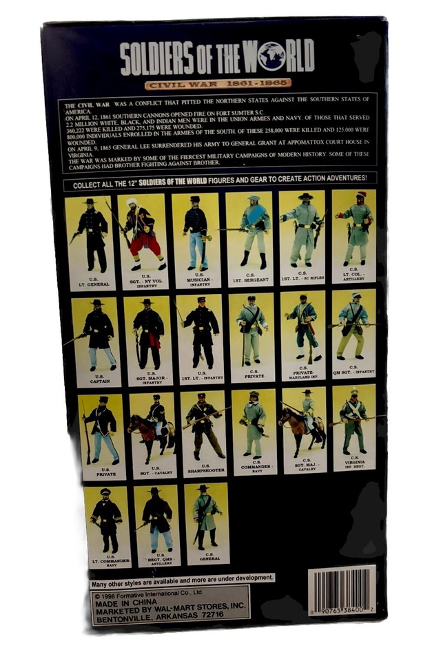 Soldiers Of The World Civil War Figure RARE NIB 1st Lieutenant S.C ...