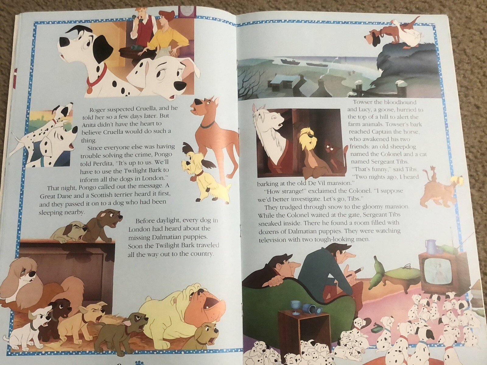 Big Book The Walt Disney Treasure Chest Books "101 Dalmatians Book ...