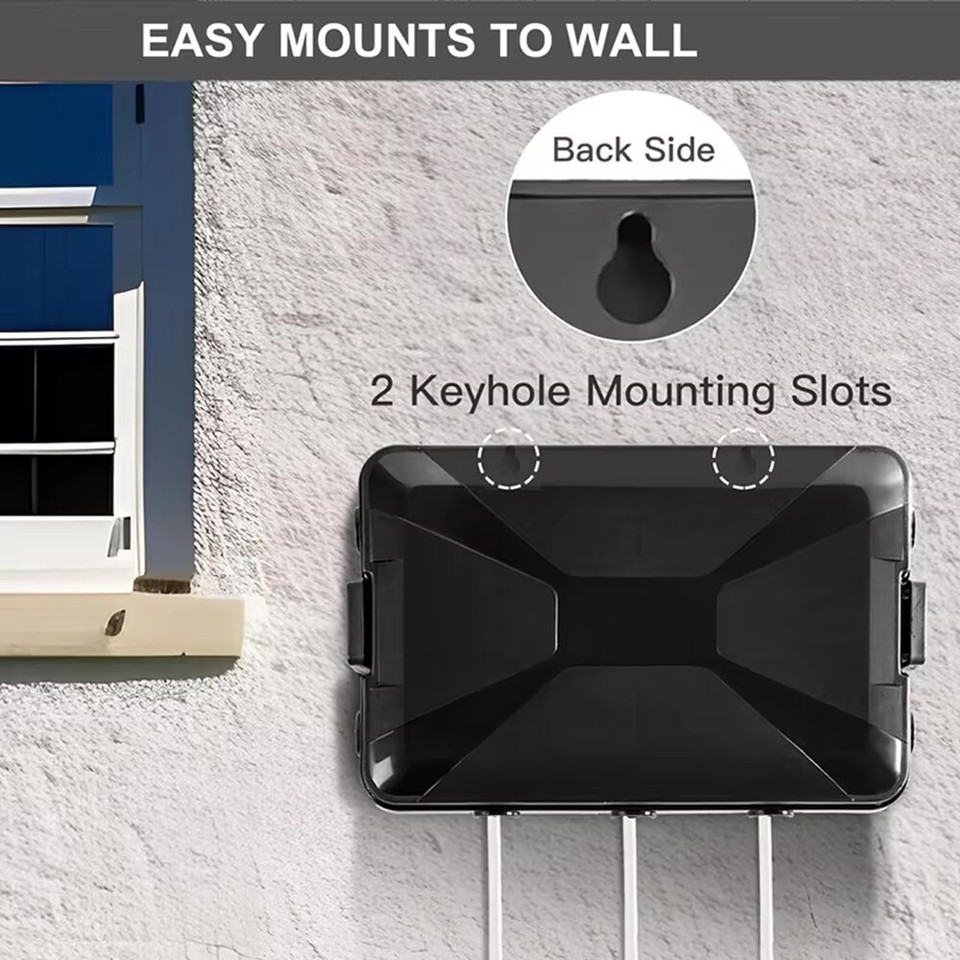Outdoor Waterproof Electrical Connection Box IP45 IP55 Rated Various ...