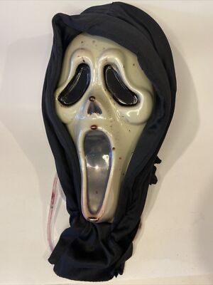 1997 Scream Ghost Face Bleeding movie Halloween Mask Horror Scary ...