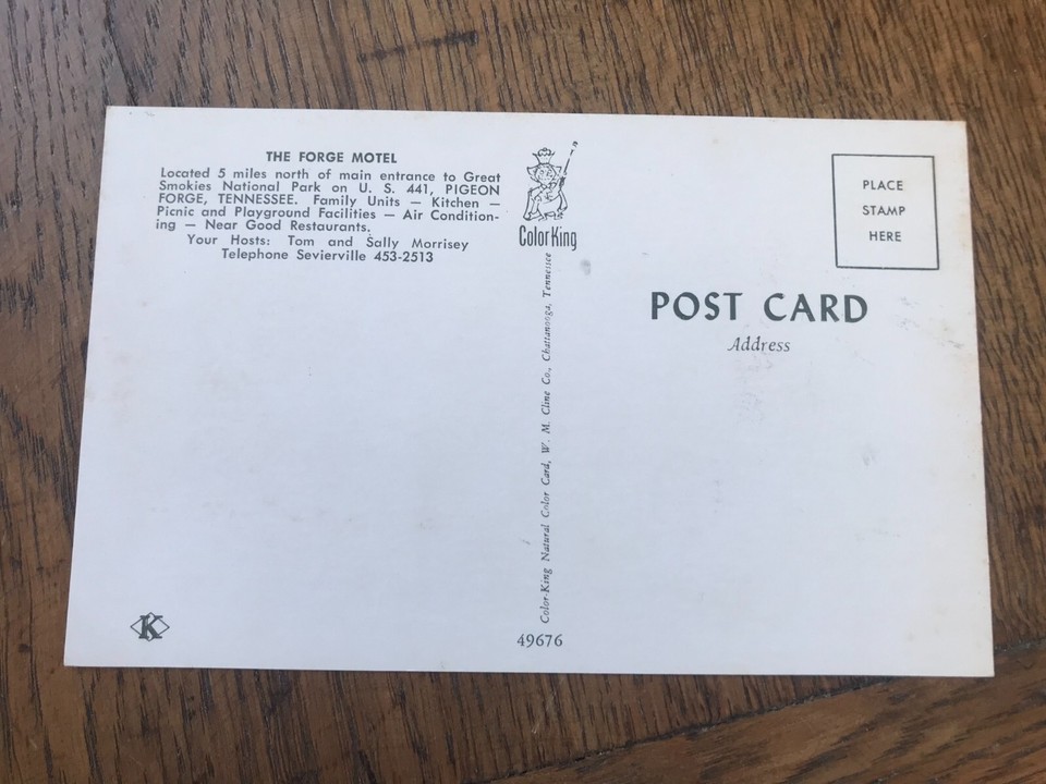 The Forge Motel Sevierville Tennessee Pigeon Forge Postcard | eBay