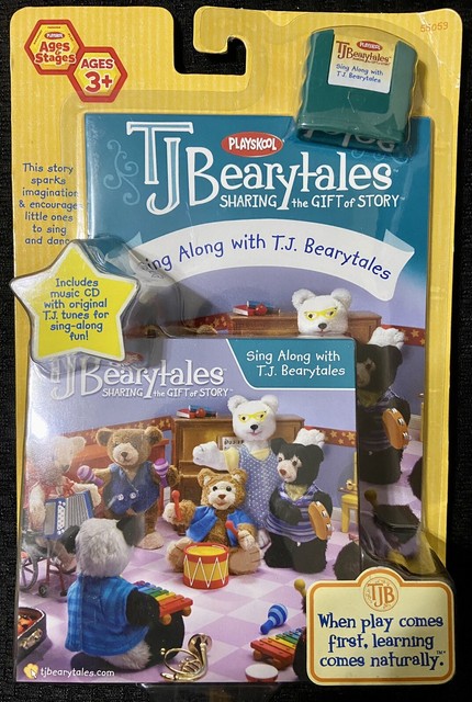 Playskool Sing Along With TJ Bearytales Cartridge Music CD Book 55053 ...