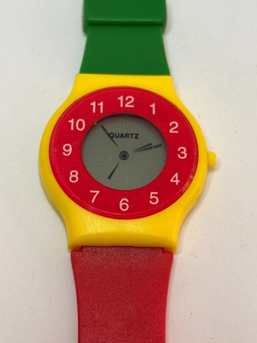 Working Ladies Yellow, Red Green Acrylic Unbranded Digital Watch AW ...