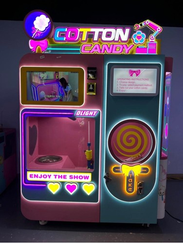 Commercial Cotton Candy Floss Vending Machine | eBay UK