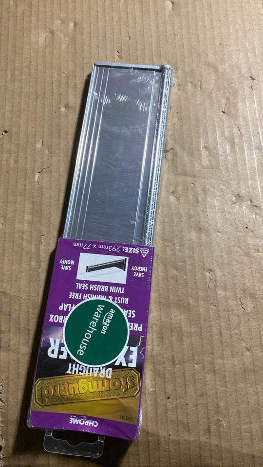 STORMGUARD 06SR0310000CH Internal Metal Letter Box Brush Cover with ...