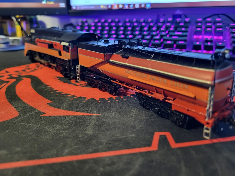 HO Southern Pacific P-10 San Joaquin Daylight Brass Steam Locomotive ...