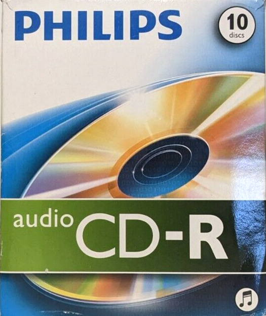 Philips CD-R80 10 PACK - Digital Audio Music Digital 80 MINS / 700MB ...