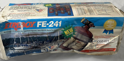 Fireboy Xintex Boat Fire Extinguisher CG2-025-FE241 Automatic Clean 25 ...