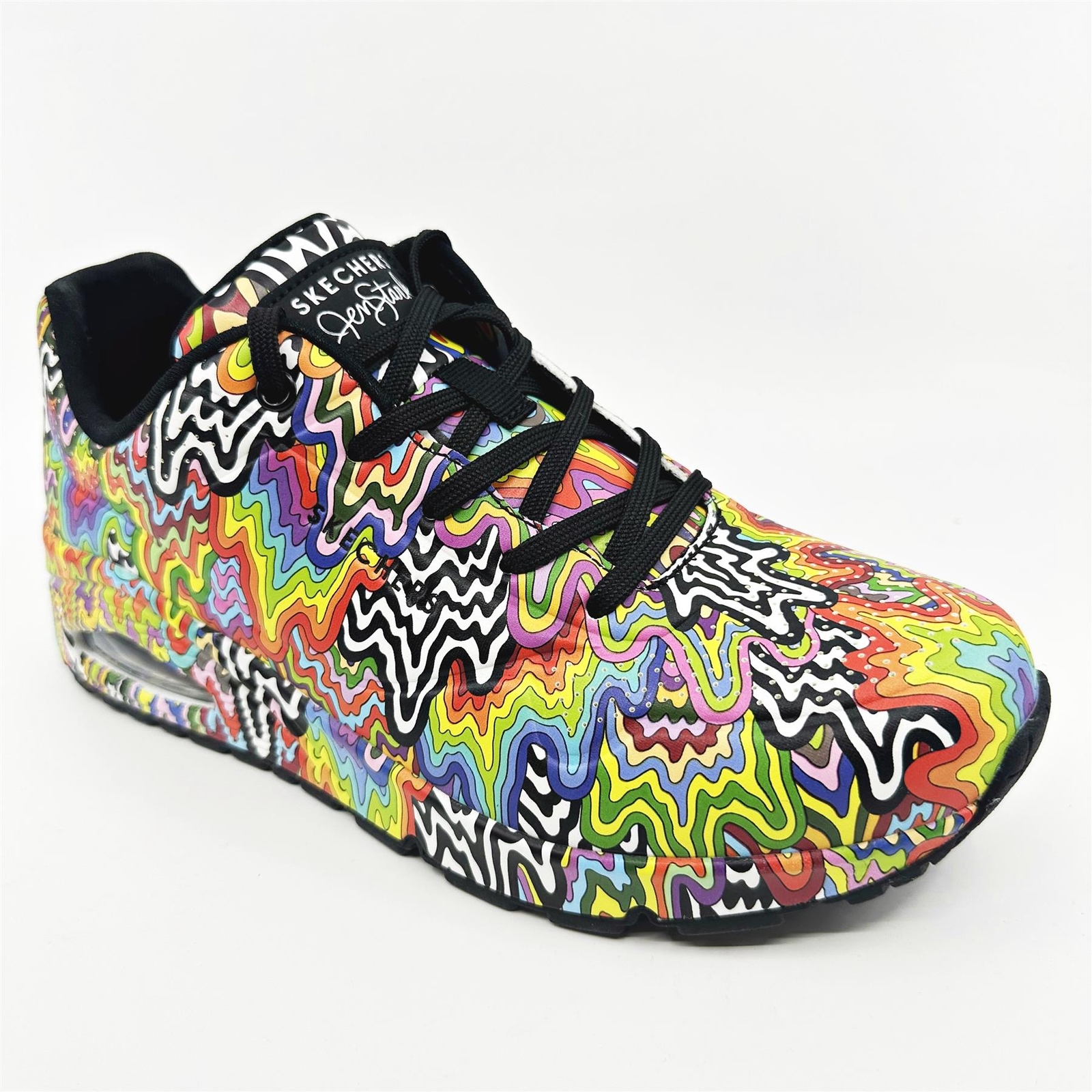 Skechers Uno Infitnite Drip Multi Womens Jen Stark Athletic Sneakers | eBay