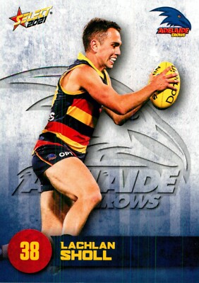 2021 ADELAIDE CROWS AFL Card LACHLAN SHOLL Footy Stars | eBay Australia