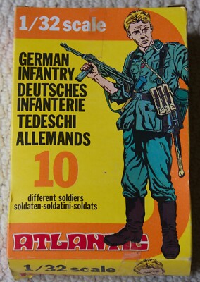 Atlantic Toy Soldiers Boxed scale 1/32 ww11 2101 german infantry airfix ...