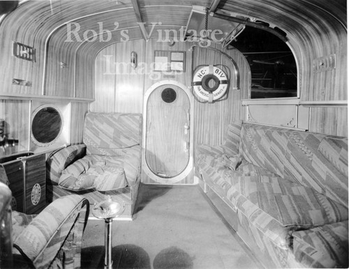 Pan Am Clipper Sikorsky S-40 Airplane Interior Flying Boat 1935 photo ...