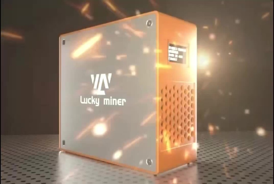 Lucky Miner LV07 Bitcoin BTC Miner Mining SHA-256 1T WIFI Solo Lotto ...