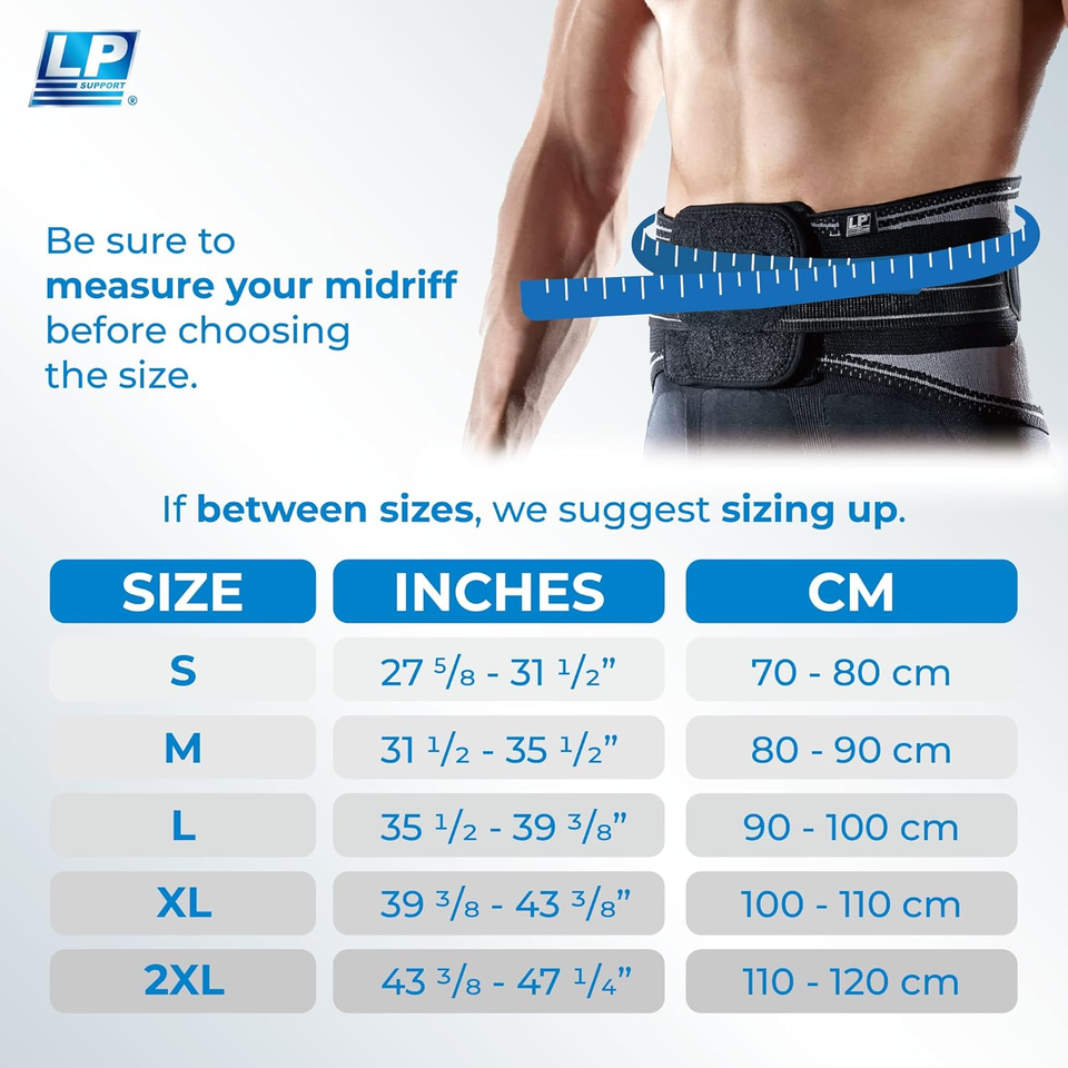 Lumbar Back Brace for Lower Back Support - 4 Semi-Rigid Stays with ...