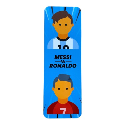 Messi Ronaldo Bookmark world Book Marker Gift clip best football ...