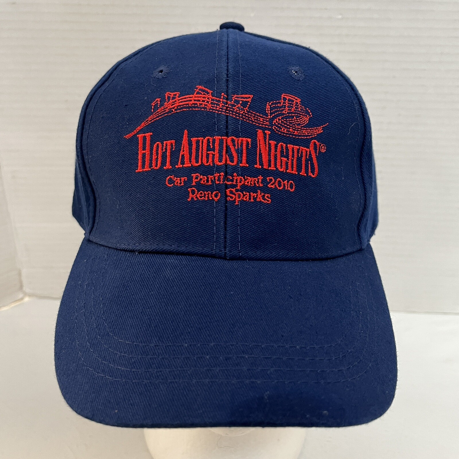 2010 Hot August Nights Car Participant Hat Cap Blue Strap Back ...