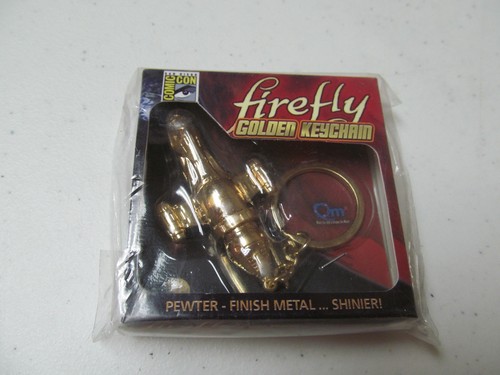 FIREFLY SERENITY GOLDEN KEYCHAIN San Diego Comic Con 2013 metal pewter ...