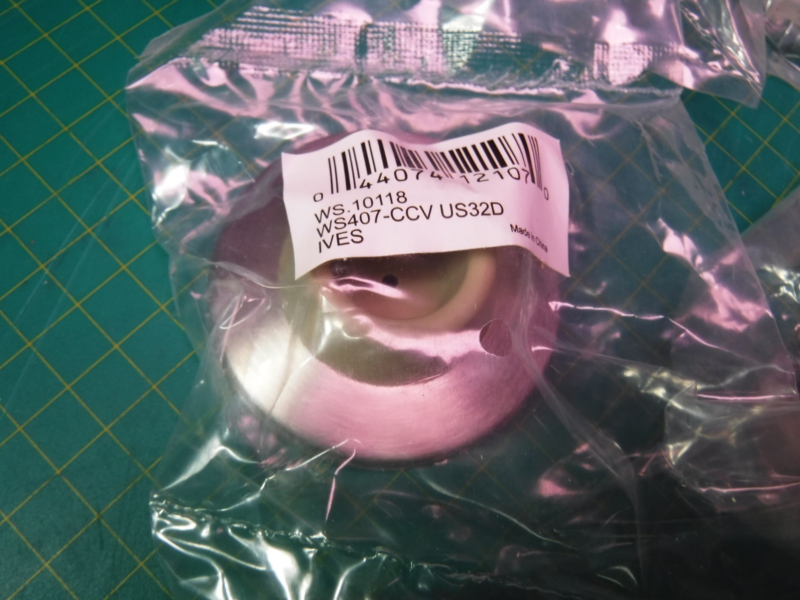 lot of 7 NEW Door Bumper IVES 407-CCV US32D Door Stop Silver ...