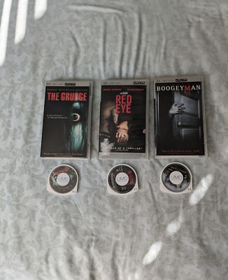 PSP UMD Movies Lot (3-PK, The Grudge, Boogeyman, Red Eye) | eBay