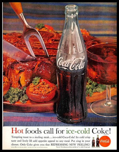 1961 Coca Cola Ice Cold Vintage PRINT AD Beverage Refreshment Soda | eBay
