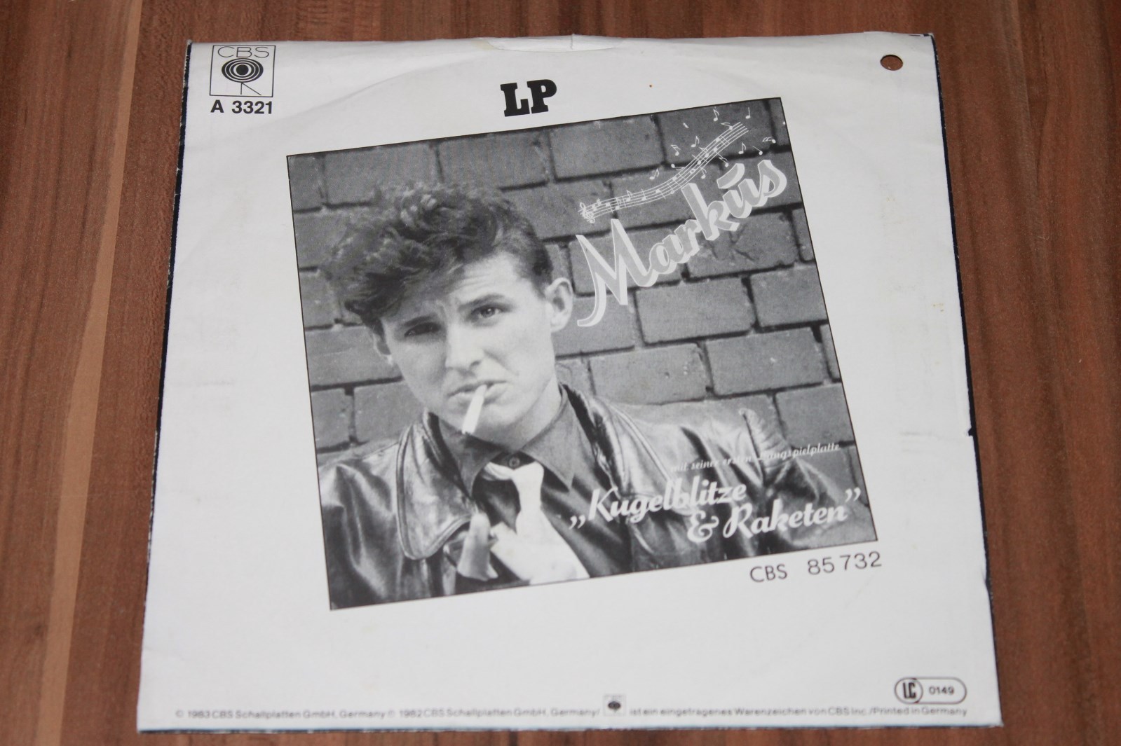 Markus – Kleine Taschenlampe Brenn' (1983) (Vinyl 7") (CBS – CBS A 3321 ...