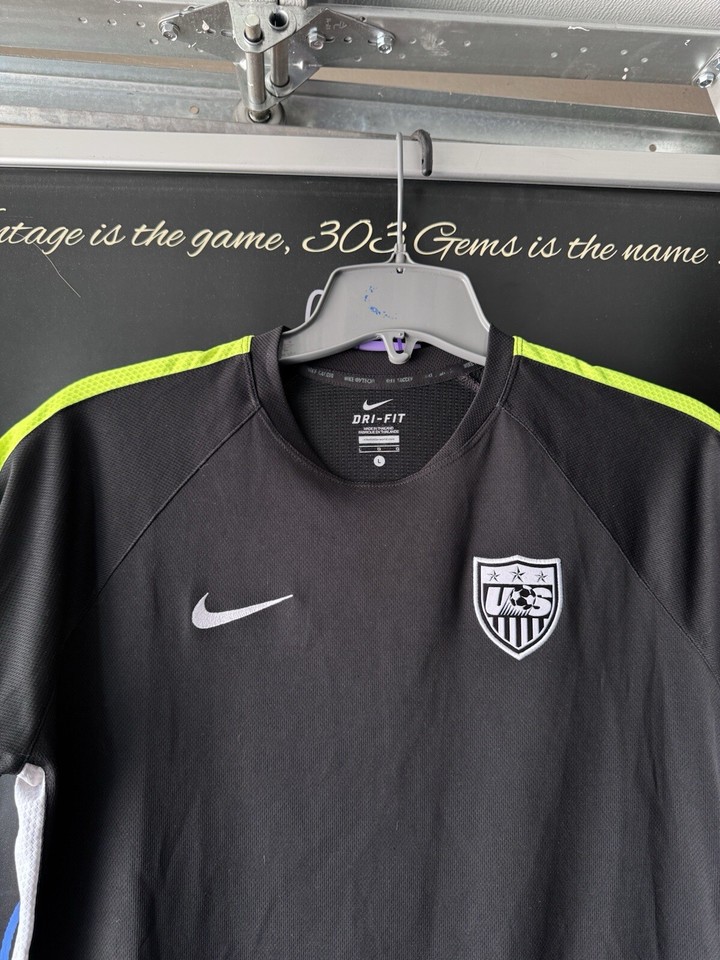 WOMENS Authentic Nike USWNT Football Soccer Jersey Kit 644042-010 USA ...