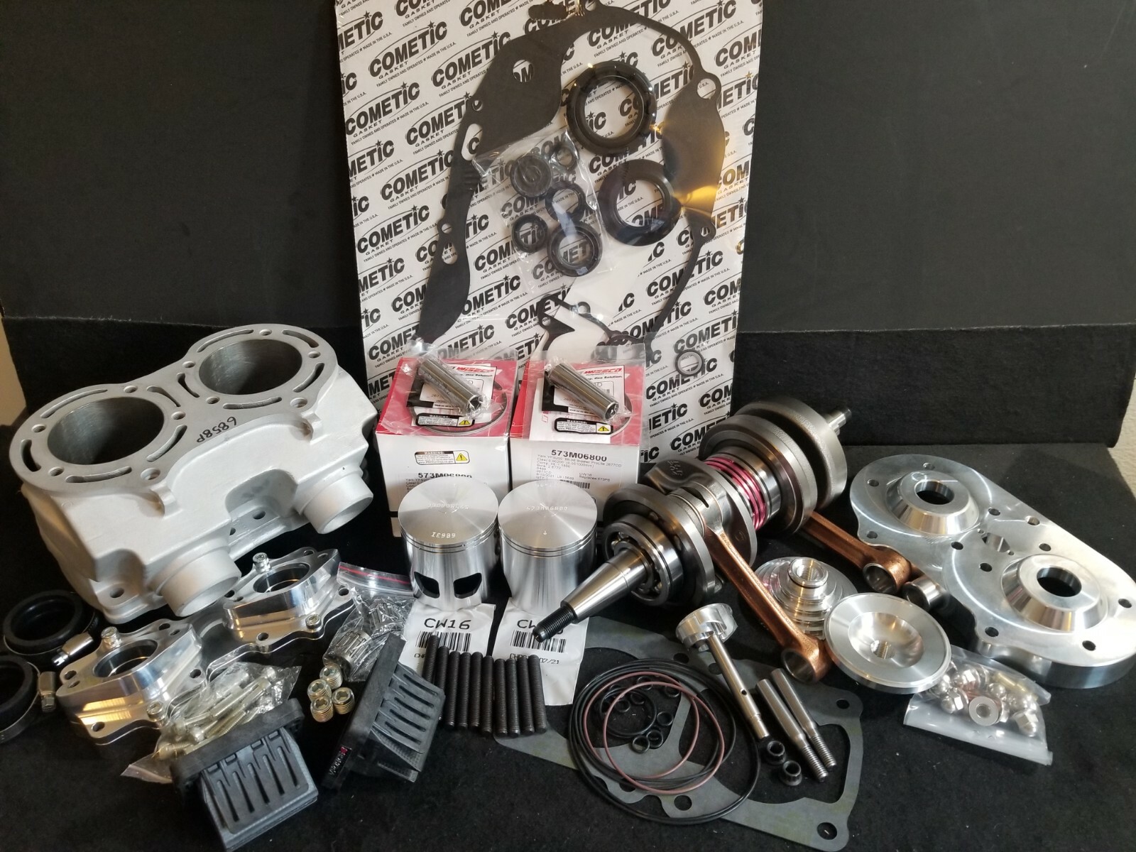 Yamaha Banshee 421 Cub Kit CPi Cheetah Cub 421 Big Bore 68mm Wiseco 4 ...