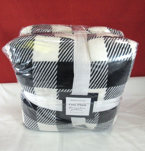 Charter Club Holiday 2-Pack 18 x 18 Inches Decorative Pillows, T4103567 ...