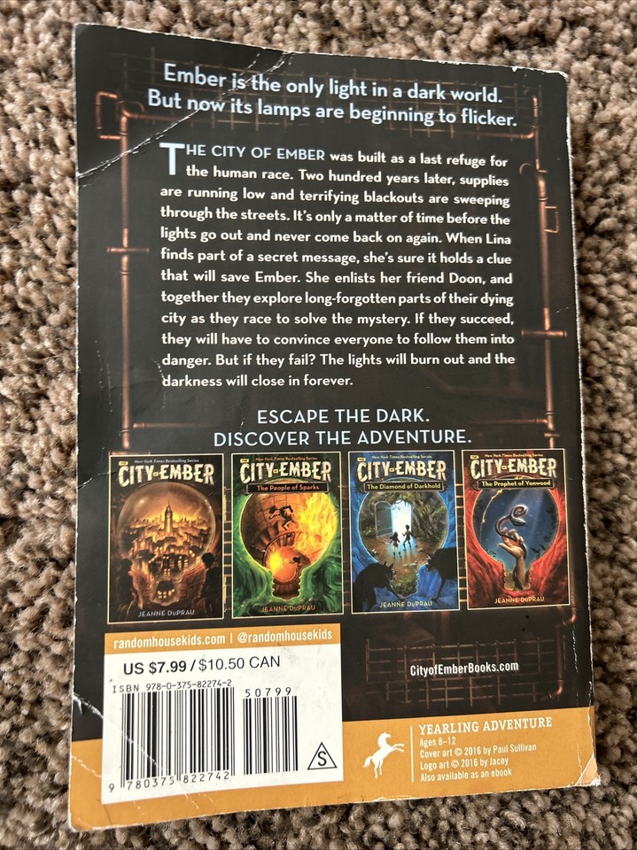The City of Ember Ser.: The City of Ember by Jeanne DuPrau (2004 ...
