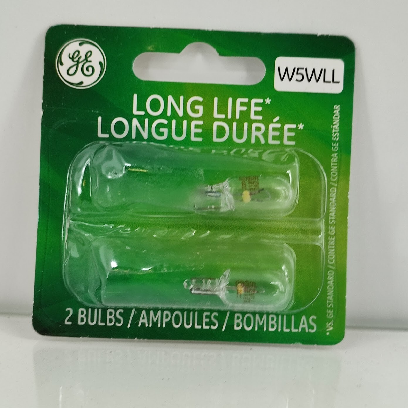 GE Long Life Automotive Miniature 2 Bulbs 12V W5WLL 93011 | eBay