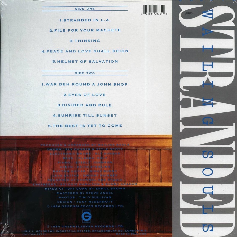 VINYL Wailing Souls - Stranded 601811007310| eBay