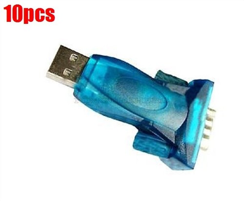 10Pcs Com Port Serial Convert Adapter CH340G Usb 2.0 To 9-Pin RS232 Ic ...