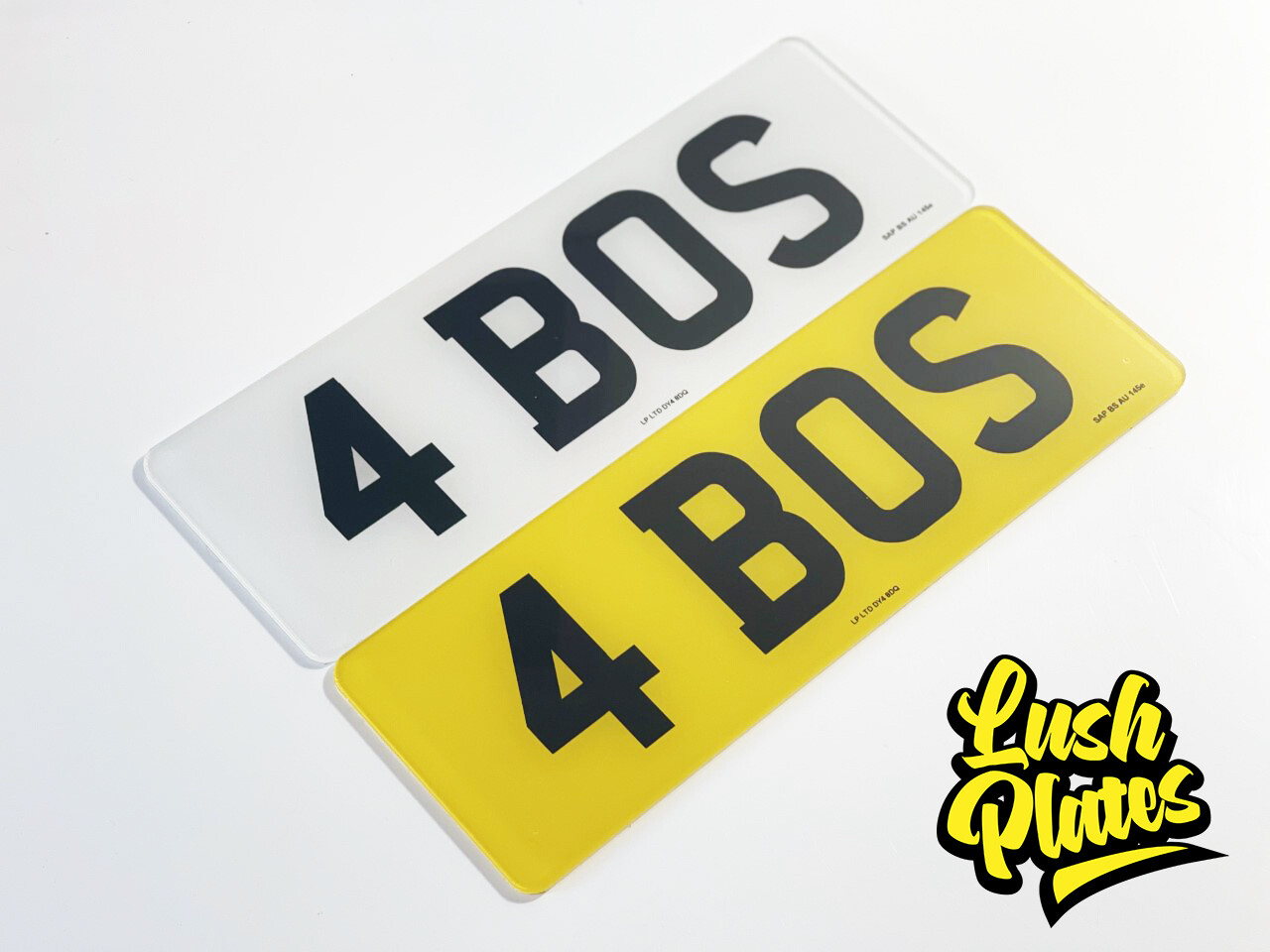 Short Small Number Plates Road Legal Premium Quality 7 6 5 4 3 Digit ...