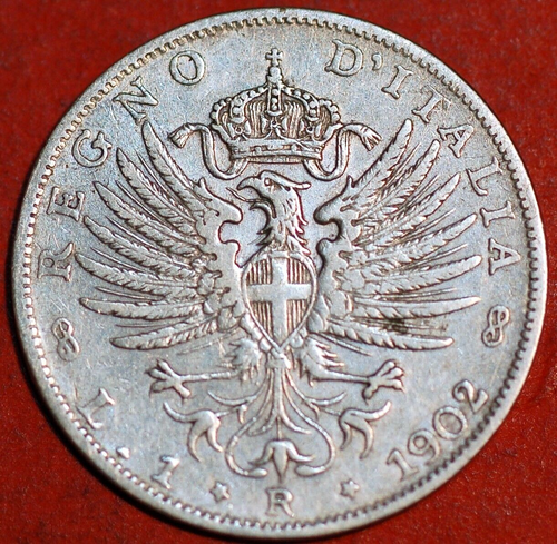 Italy Lira 1902 Vittorio Emanuele III silver KM# 32 | eBay