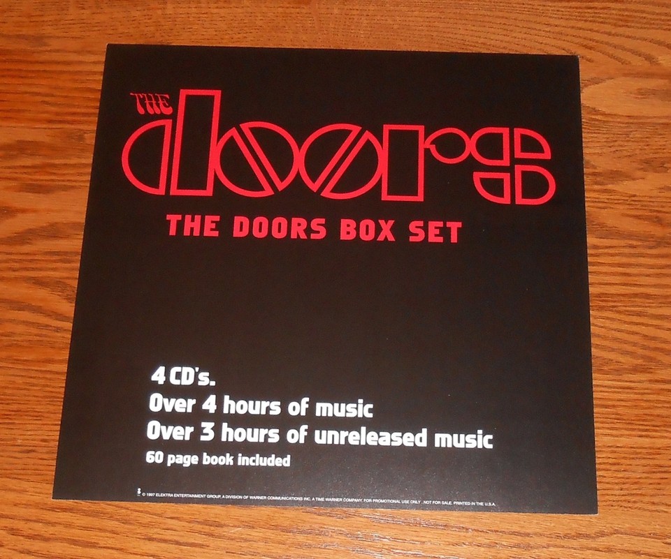 The Doors Box Set Poster 2-Sided Flat Square 1997 Promo 12x12 | eBay