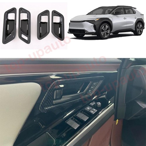 Car Accessories For Toyota bZ4X 2023 carbon Door Handle Bowl Cover ...