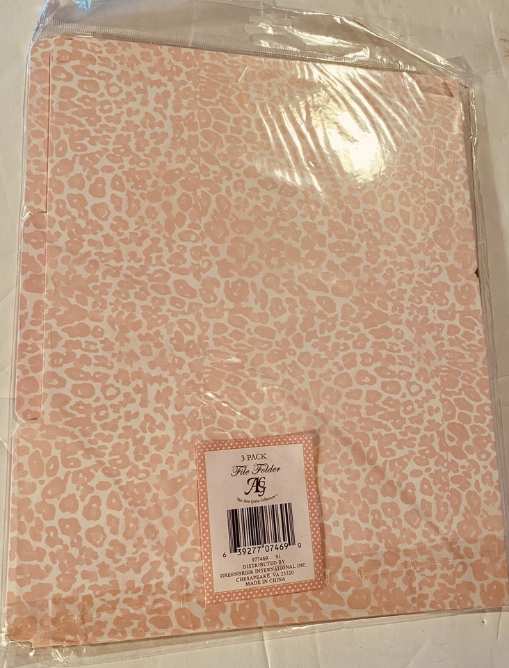 Ana Grace Collection Floral Collection 1/3 Cut Tab File Folders 3 Pack ...