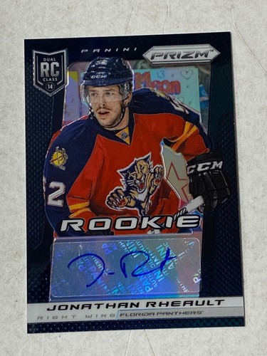 2013-14 Panini Prizm Rookie Autograph Prizms #351 Jonathan Rheault 23/ ...